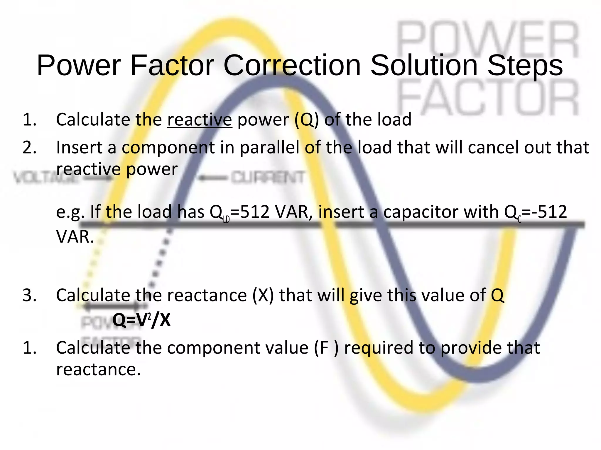 Power factor correction | PPT