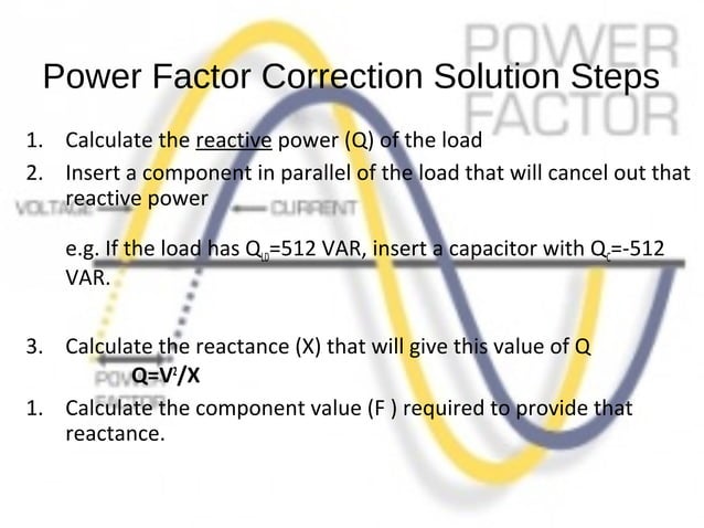 Power factor correction | PPT