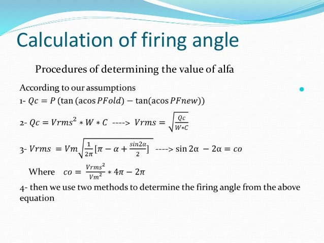 Power factor correction