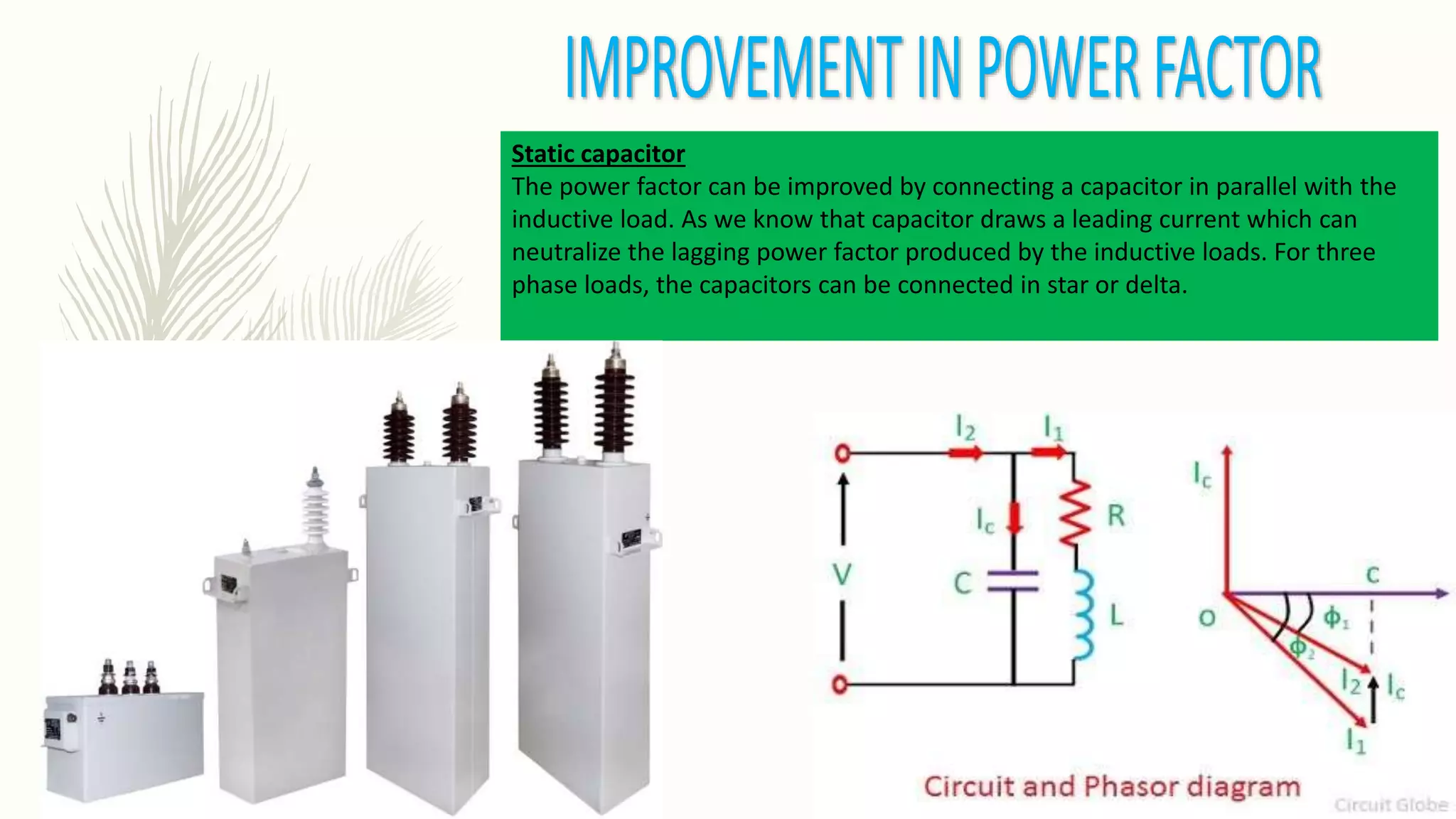 Power factor improvement | PPTX