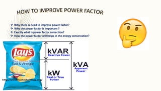 Power factor improvement | PPTX