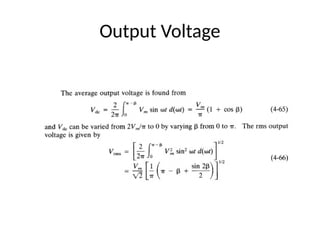 Power Factor Improvement for controlled rectifiers | PPTX