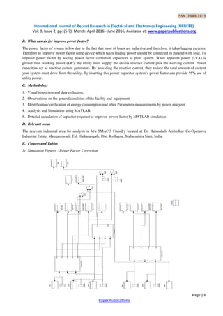 POWER FACTOR IMPROVEMENT OF INDUSTRIAL LOAD BY MATLAB SIMULATION | PDF