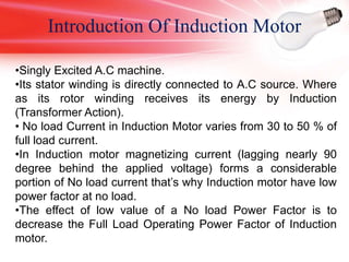 Power factor improvement of an induction motor | PPSX