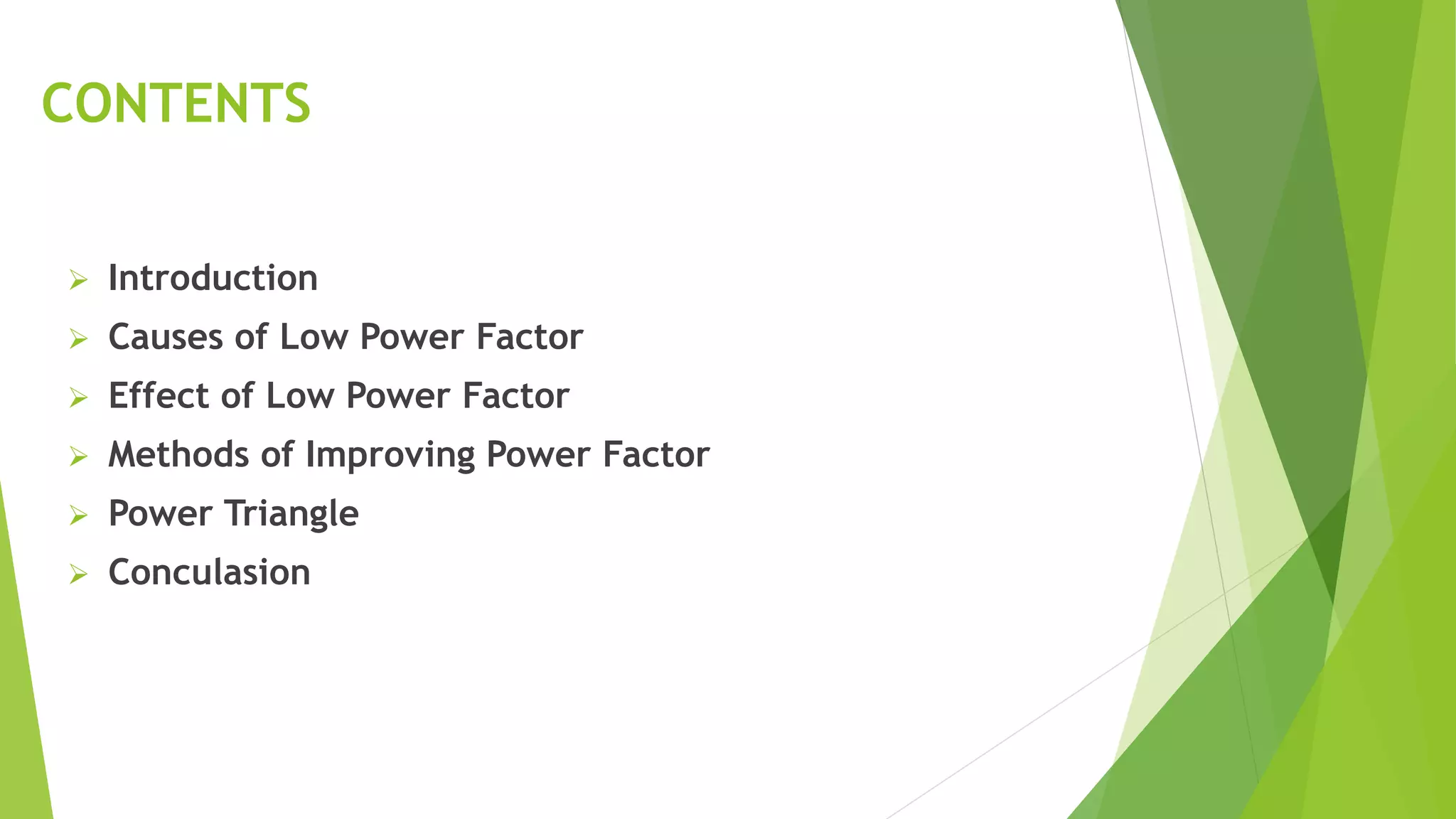 Power factor improvement | PDF
