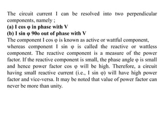 Power Factor its Importance and Improvement.pptx
