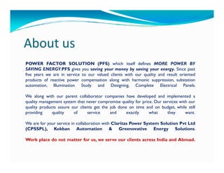 Power factor solution,presentation | PPT
