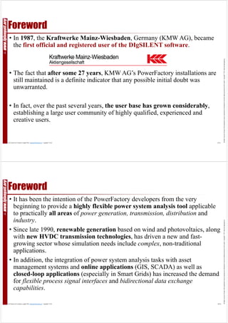 Workshop: PowerFactory Applications for Power System Analysis ...