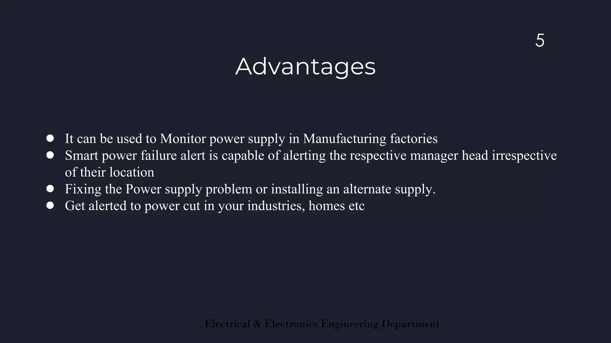 Power failure alert | PPTX