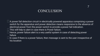 Power failure alert | PPTX