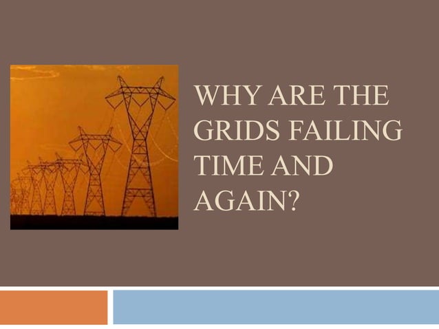 Power failure presentation | PPTX | Gas and Electric | Home Utilities