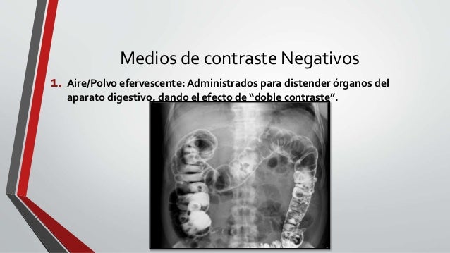 Medios de contraste Exposicion