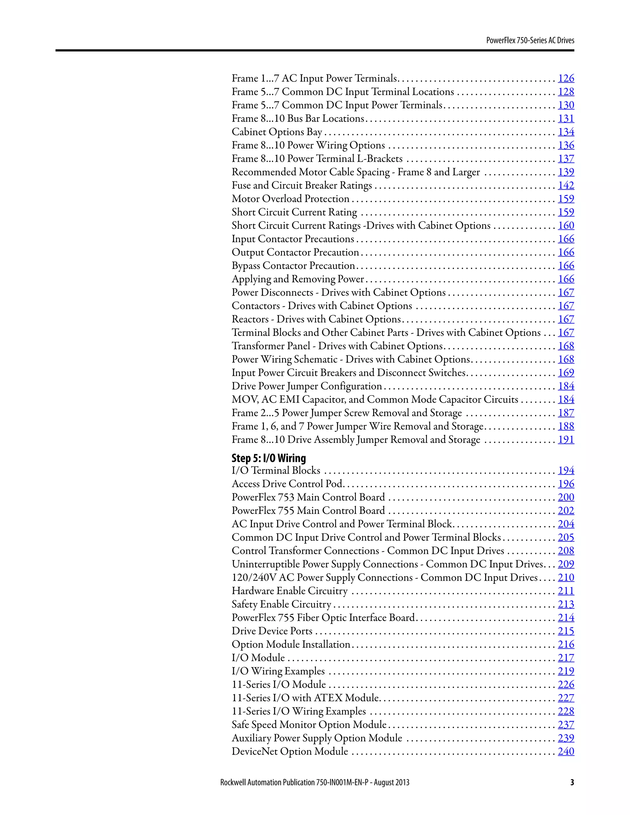 Power flex series 750 installation instruction | PDF