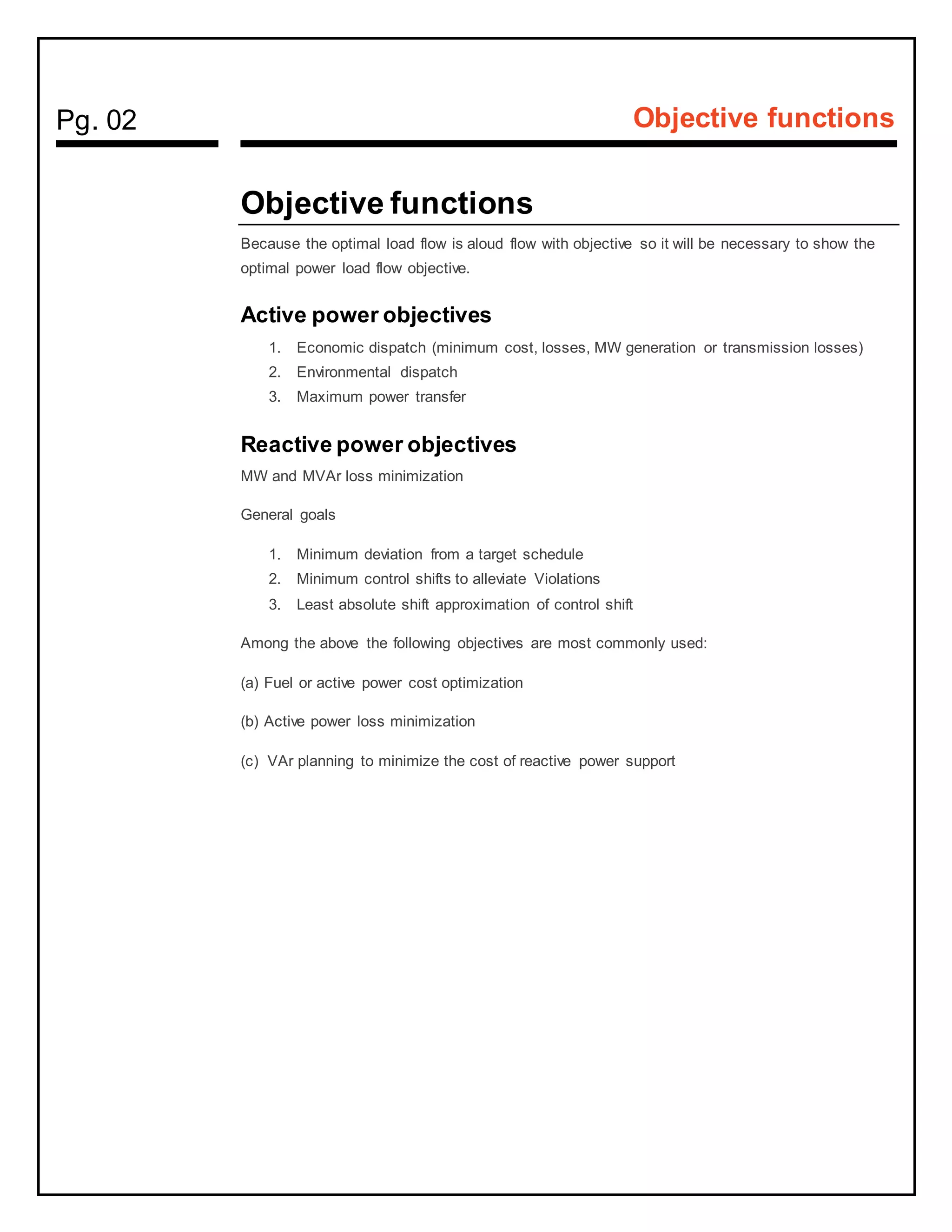 power flow and optimal power flow | PDF