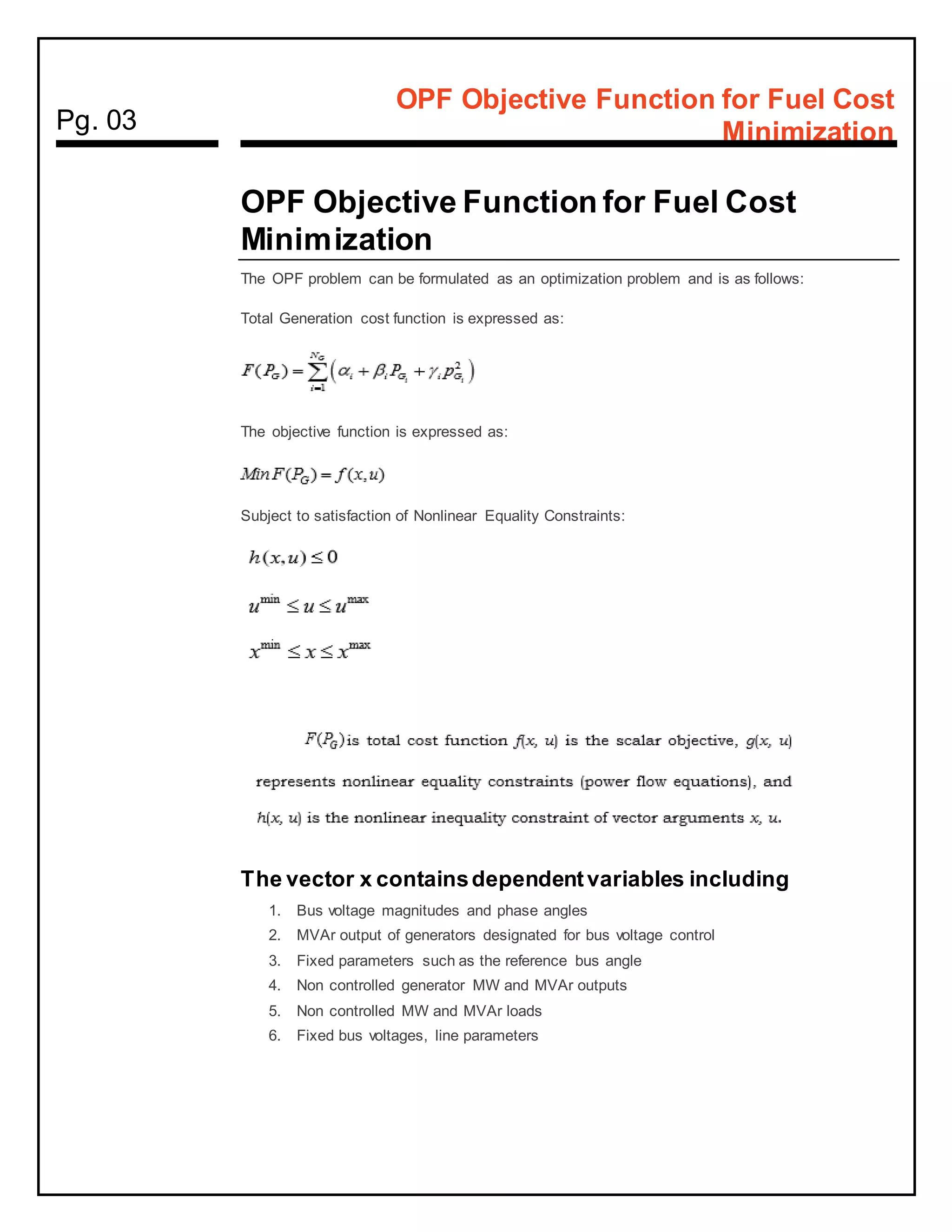 power flow and optimal power flow | PDF