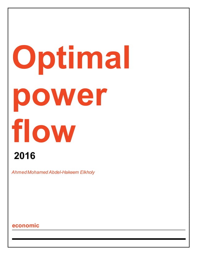 power flow and optimal power flow | PDF