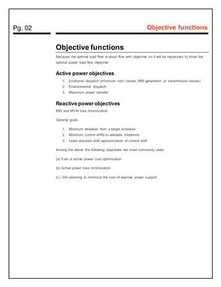power flow and optimal power flow | PDF