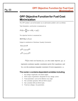 power flow and optimal power flow | PDF