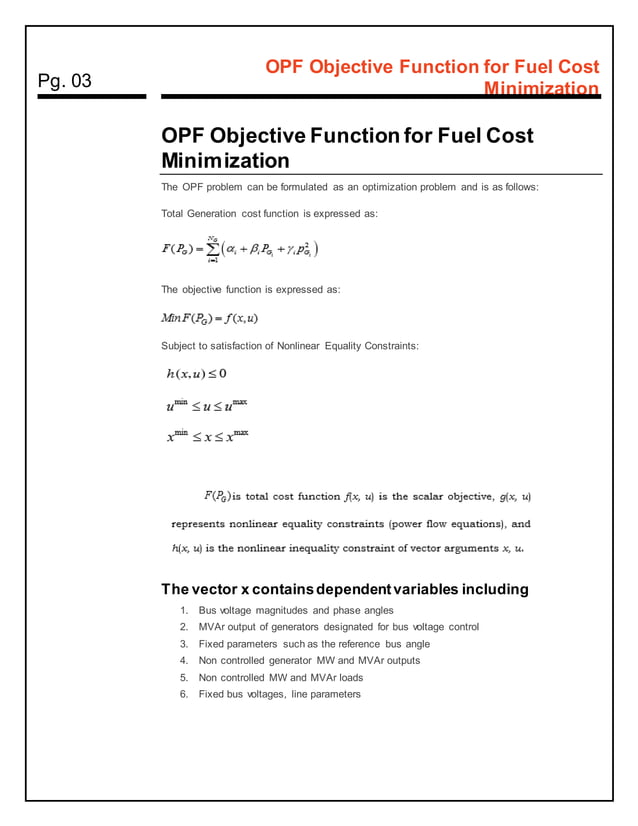 power flow and optimal power flow | PDF