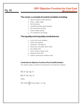 power flow and optimal power flow | PDF