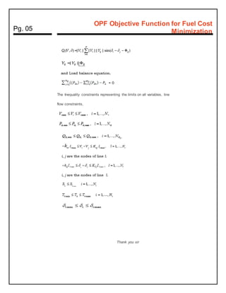 power flow and optimal power flow | PDF