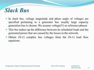 Power flow analysis | PDF