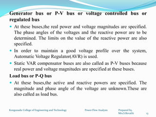 Power flow analysis | PDF