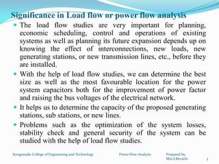 Power flow analysis | PDF