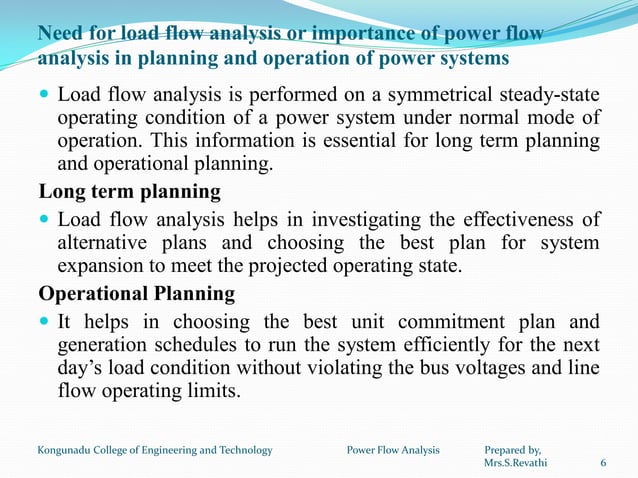 Power flow analysis | PDF | Physics | Science