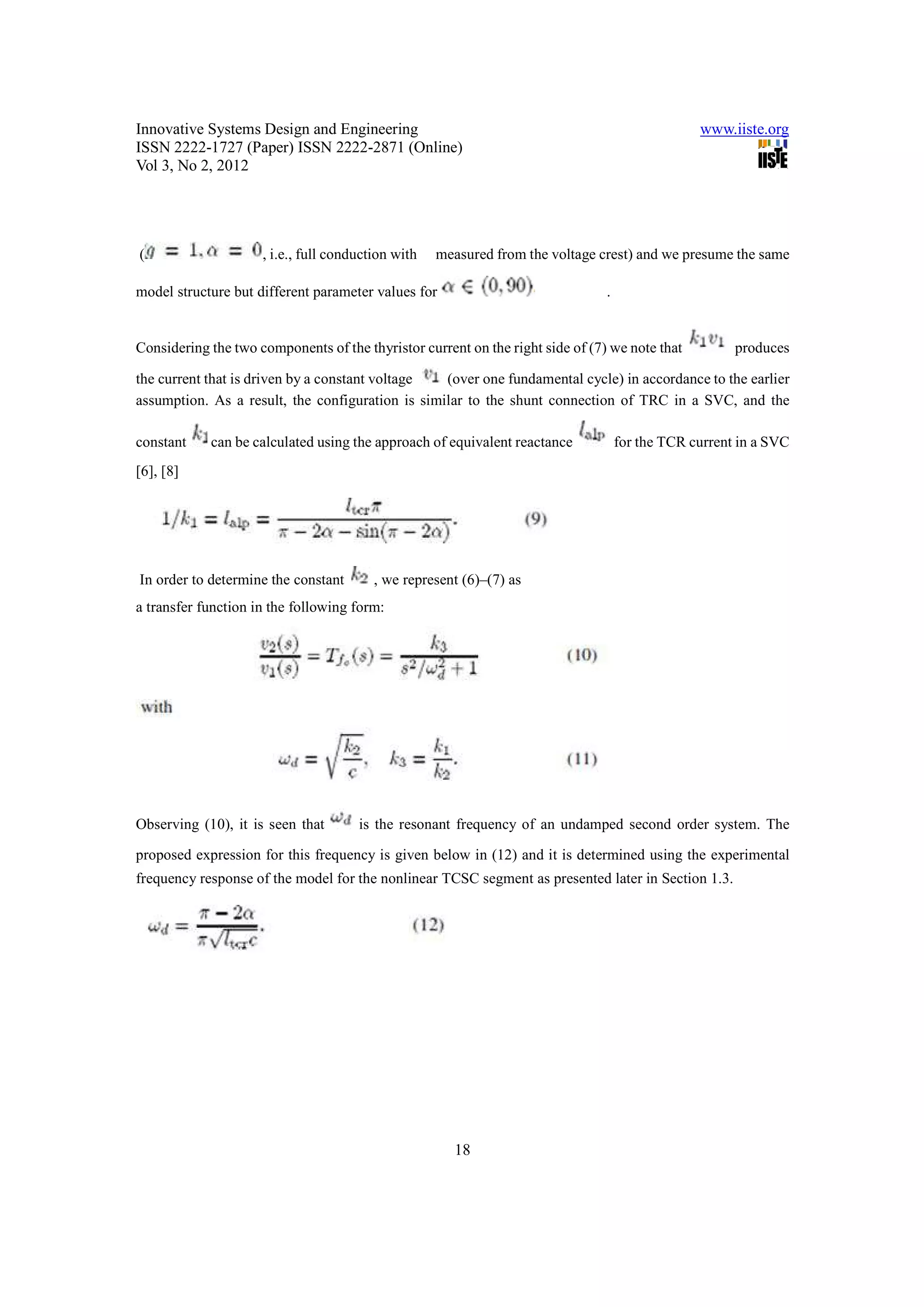 Power flow control limiting short circuit current using tcsc | PDF