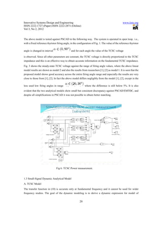 Power flow control limiting short circuit current using tcsc | PDF
