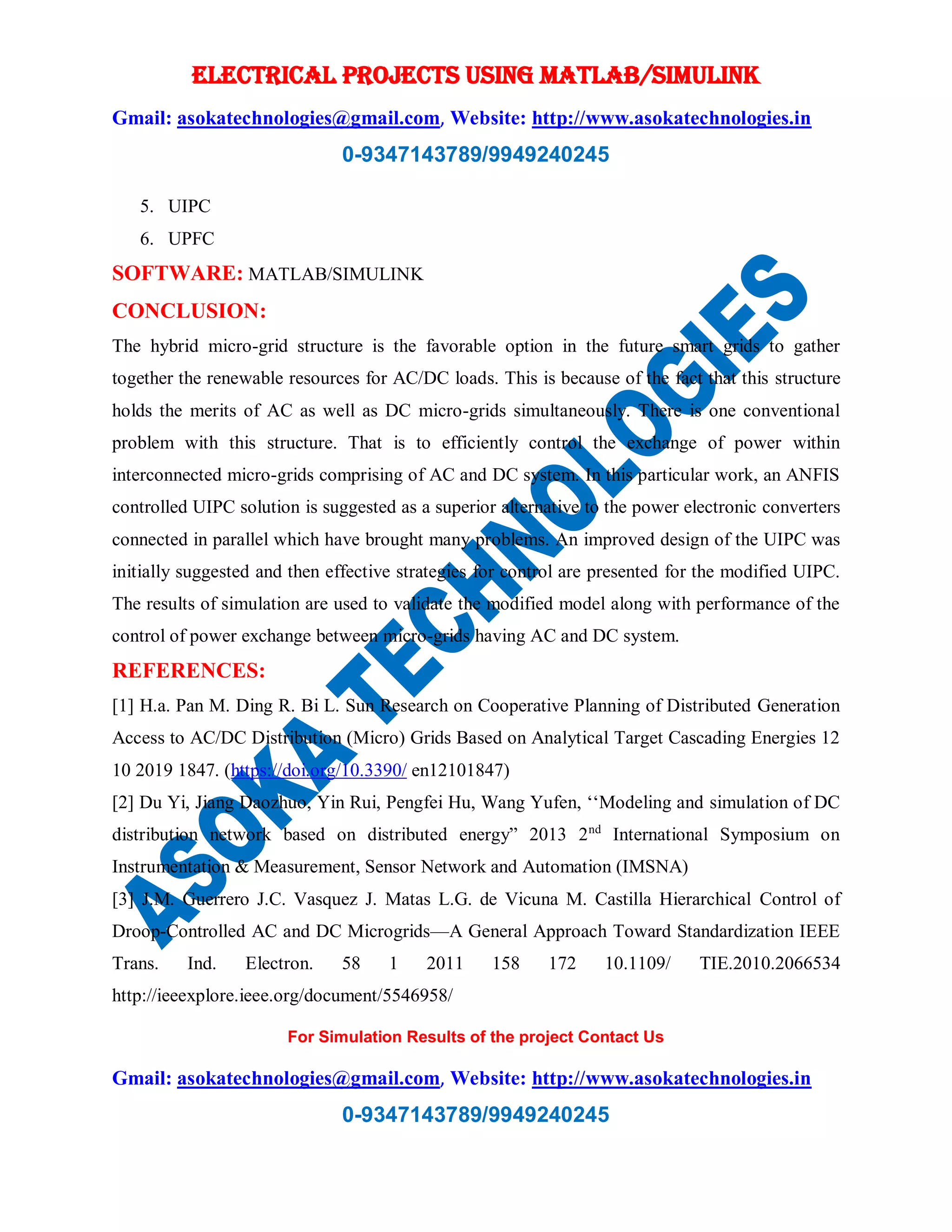 Power Flow Control Of Interconnected Ac Dc Microgrids In Grid Connected Hybrid Microgrids Using