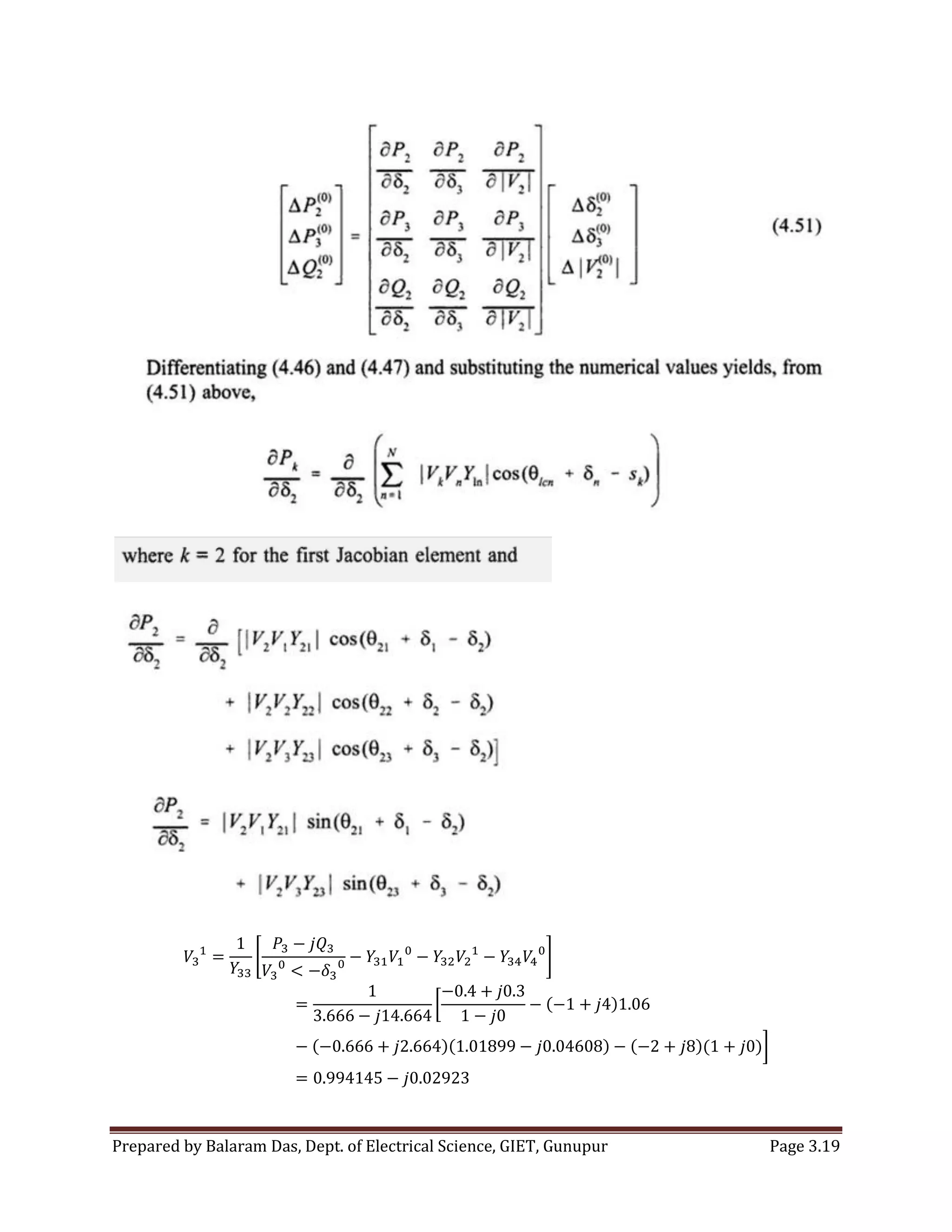 Power flow solution | PDF