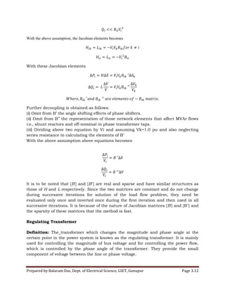 Power flow solution | PDF