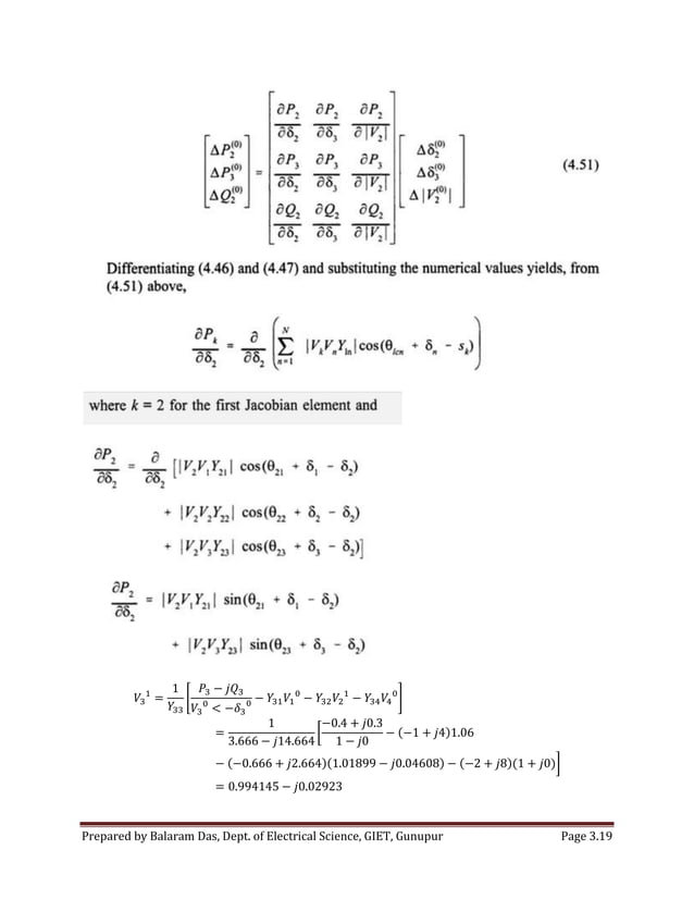 Power flow solution | PDF