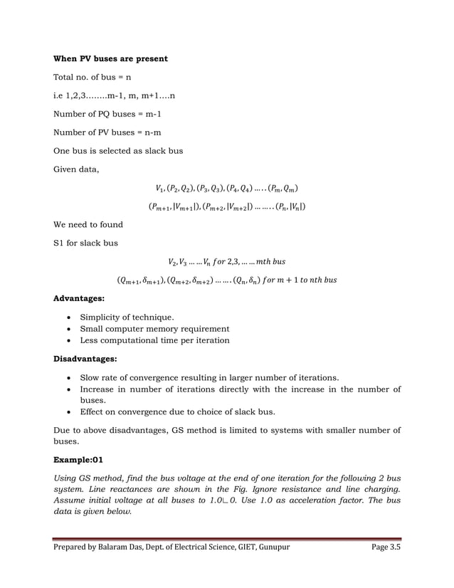 Power flow solution | PDF
