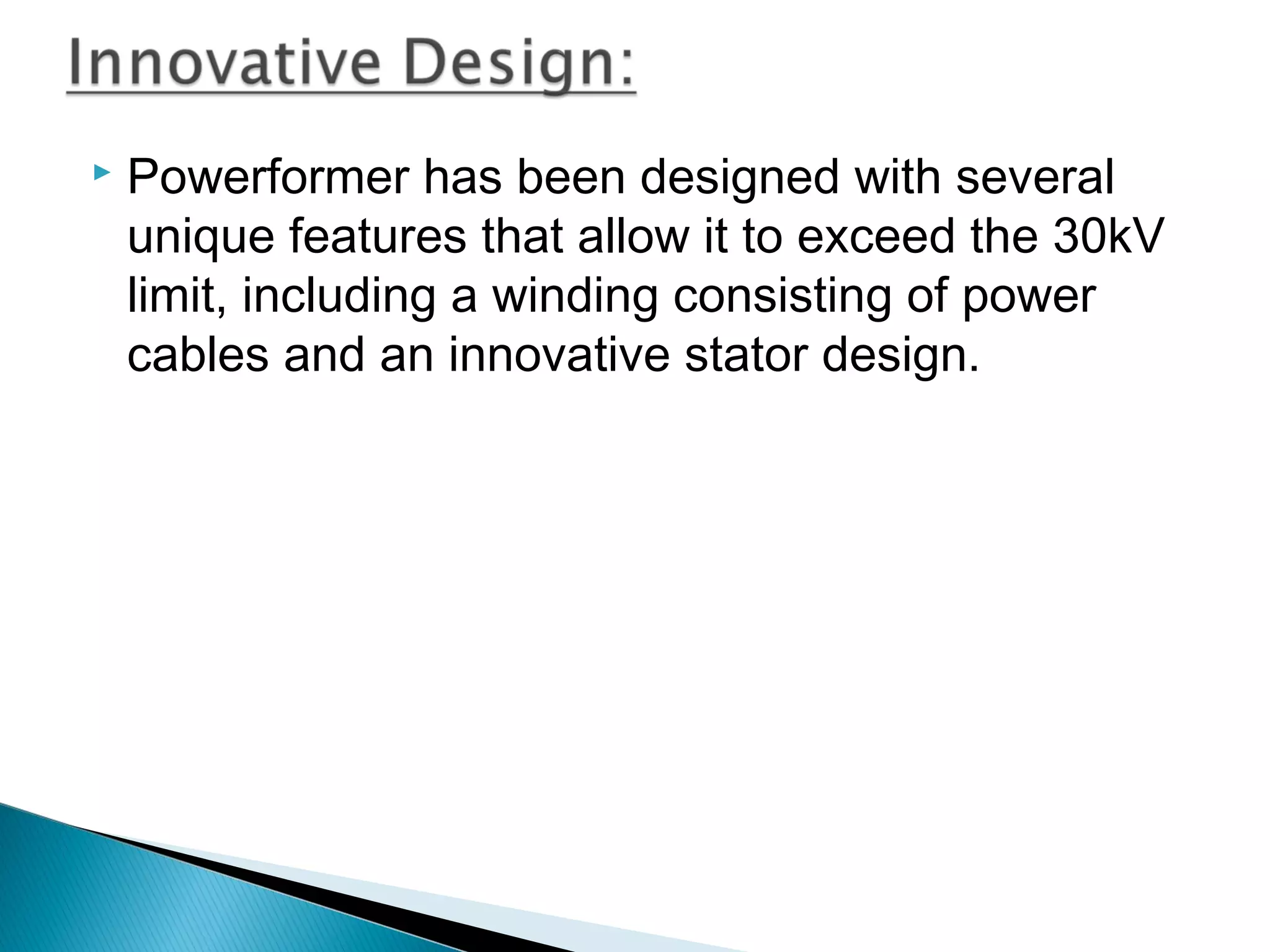 Powerformer ppt presented by b.yedukondalachari | PPT