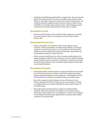 Power Forward 2.0: How American Companies Are Setting Clean Energy ...