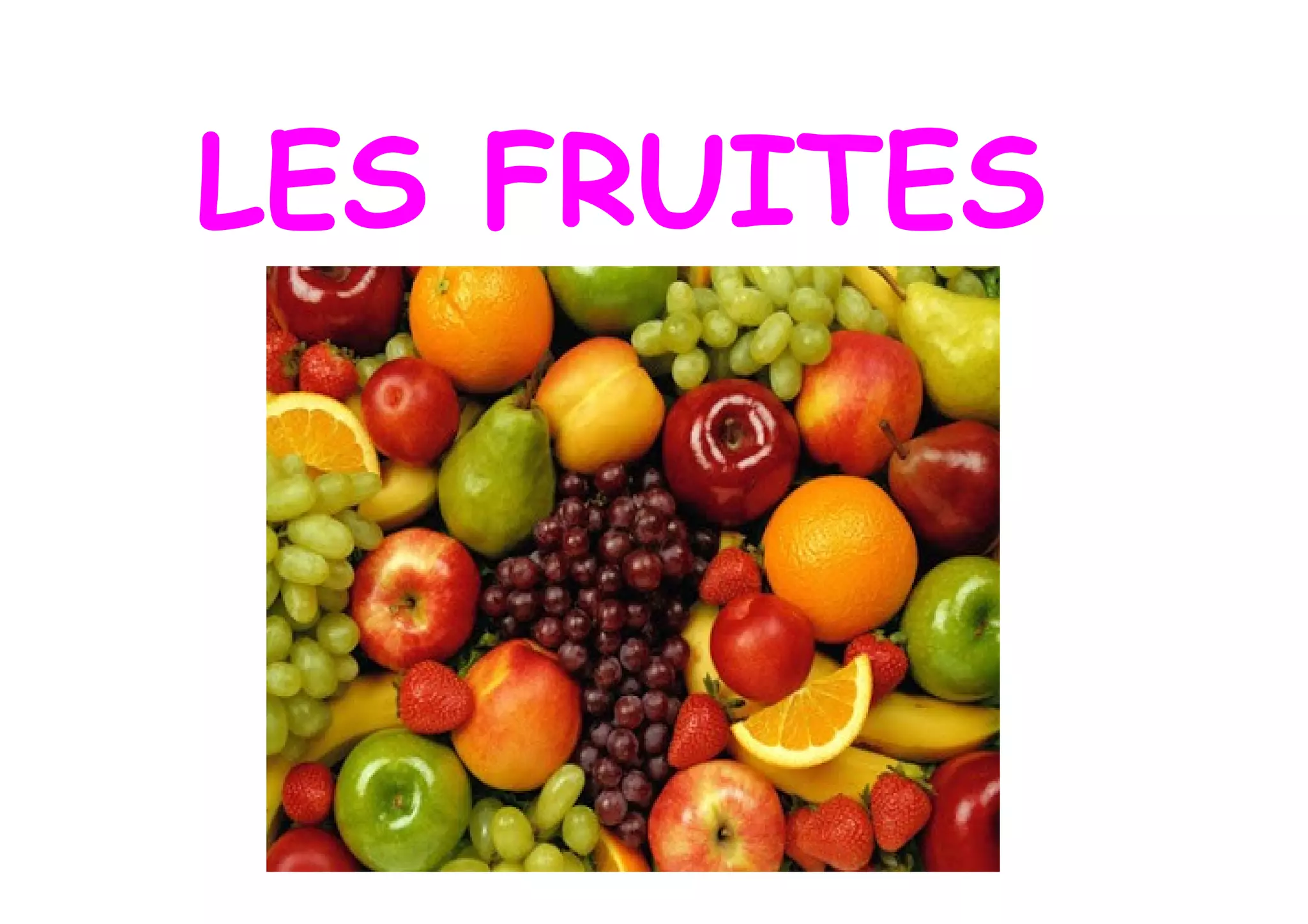 LA FRUITA ÉS IMPORTANT | PPT