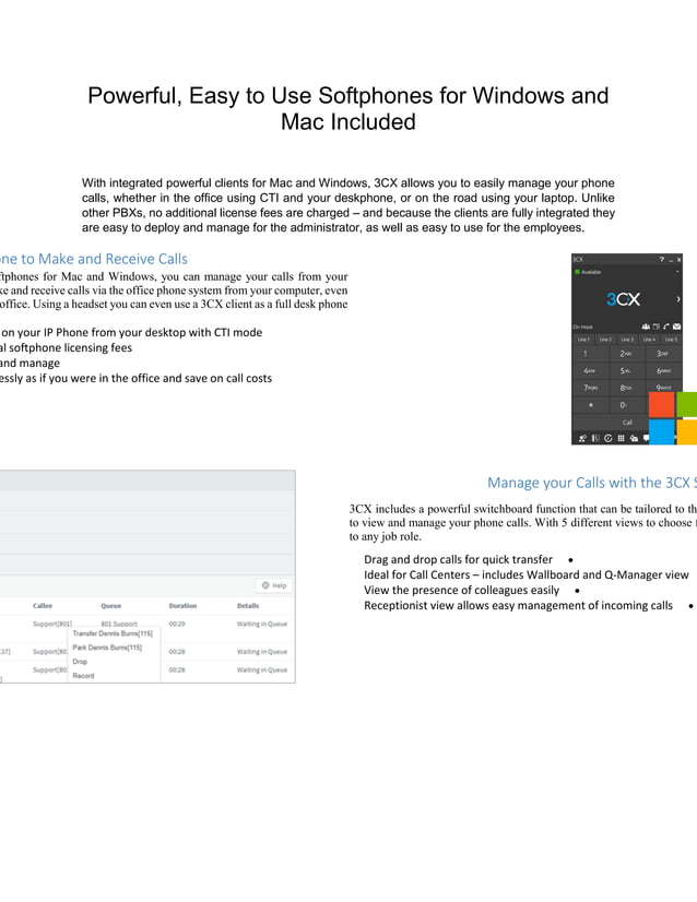 3CX Powerful APP | PDF | Operating Systems | Computer Software and ...