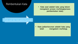kata dan pembentukan kata | PPTX