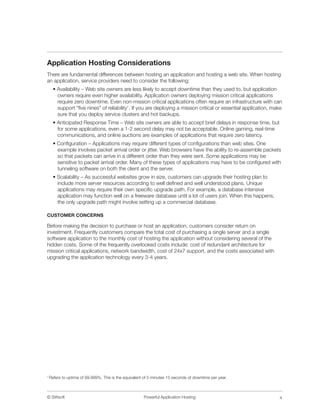 Powerful Application Hosting | PDF