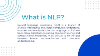 Powerful landscape of natural language processing | PPT