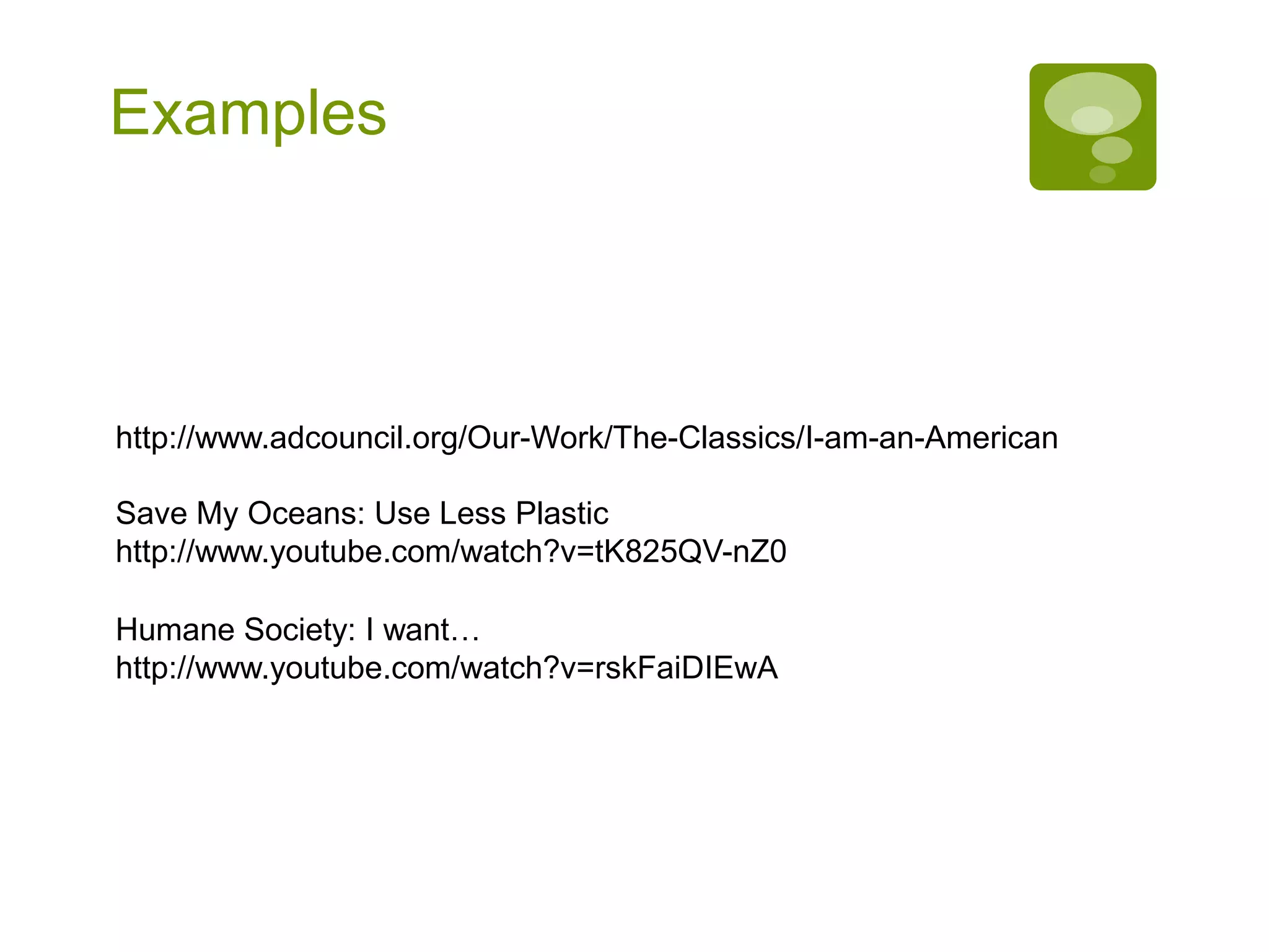 Powerful PSAs pptx | PPT