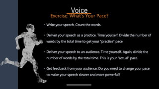 Public Speaking: The Anatomy of a Speech | PPSX
