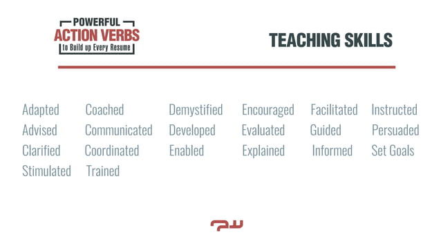 Powerful Action Verbs to Build Up Every Resume | PDF