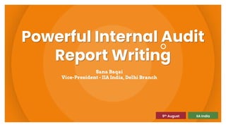 Powerful Audit Report Writing | PDF