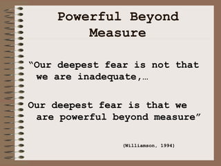 Powerful Beyond Measure | PPT