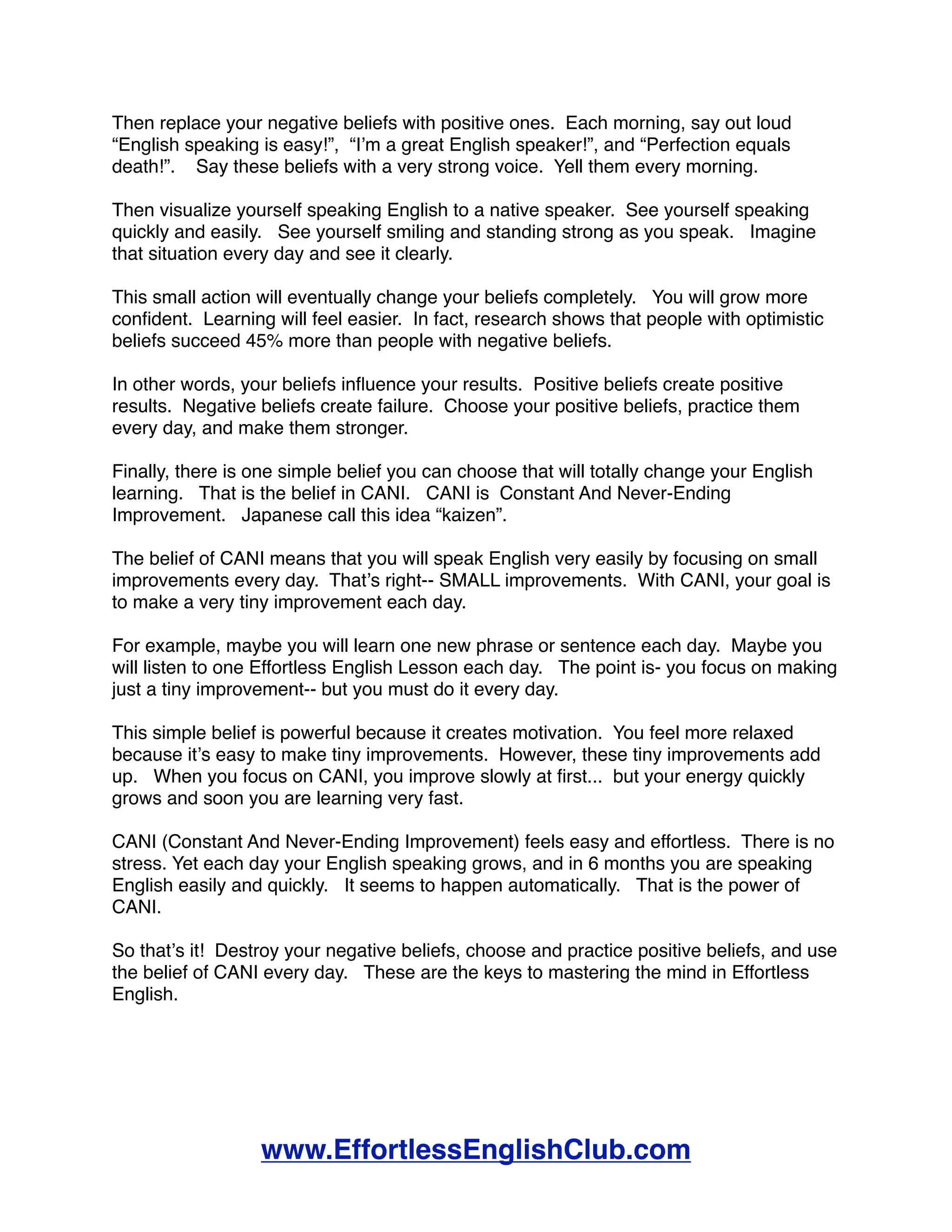 Powerful english speaking | PDF