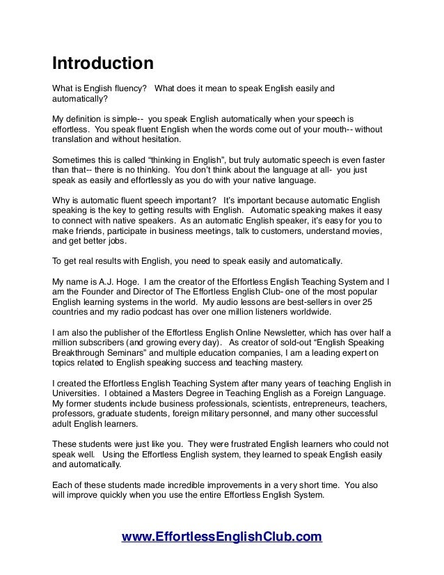 Powerful english speaking